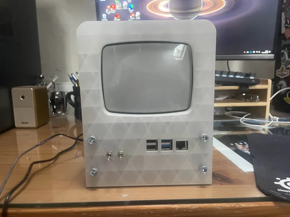 CRT Raspberry Pi Case - Free 3D Print Model - MakerWorld