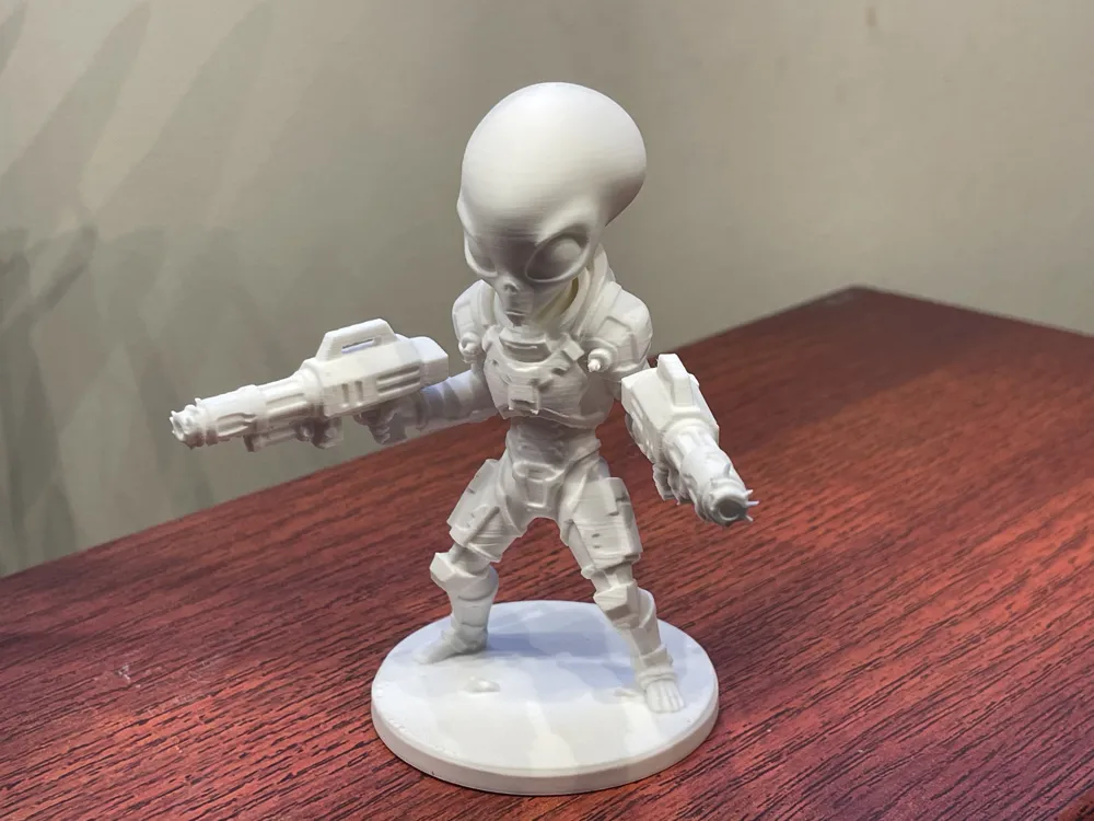 Space Alien Soldier - Rift Trooper - Free 3D Print Model - MakerWorld