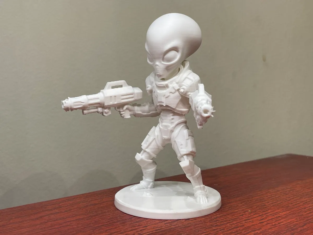 Space Alien Soldier - Rift Trooper - Free 3D Print Model - MakerWorld