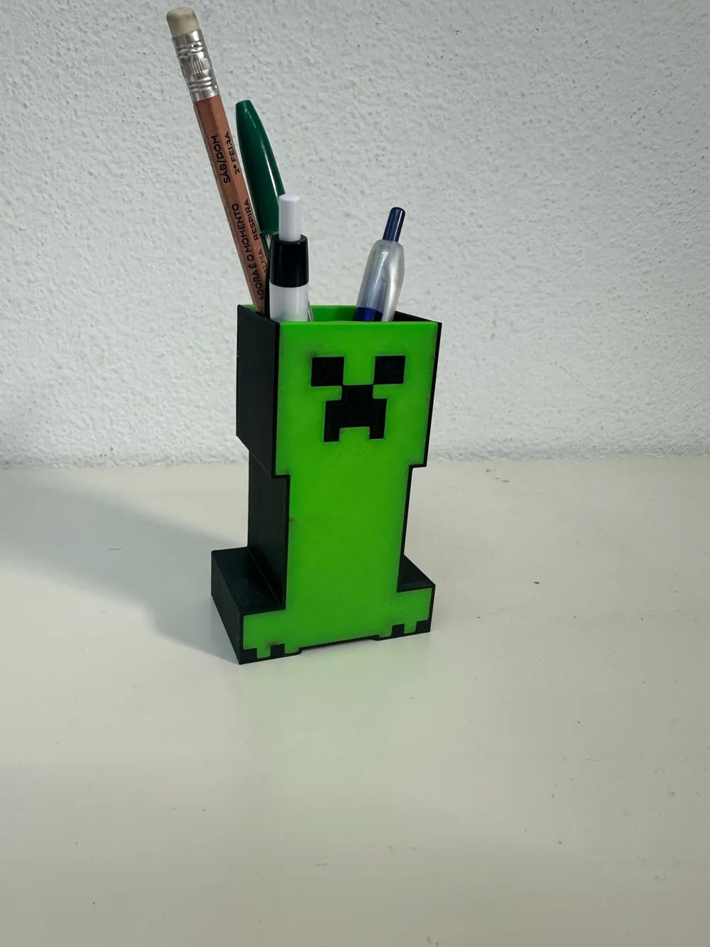 MINECRAFT CREEPER PEN HOLDER by DD.DESING2K16MakerWorld: Download Free ...