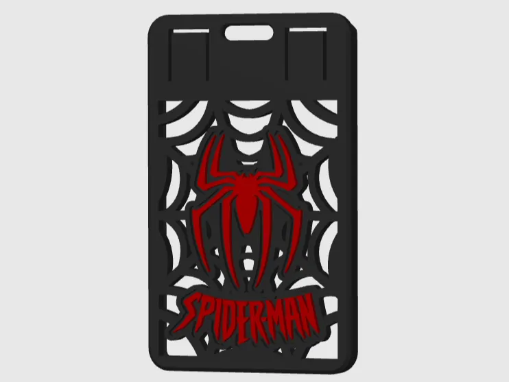 Protezione per Badge ID di Spiderman da Mr. B MakerWorld: Scarica ...