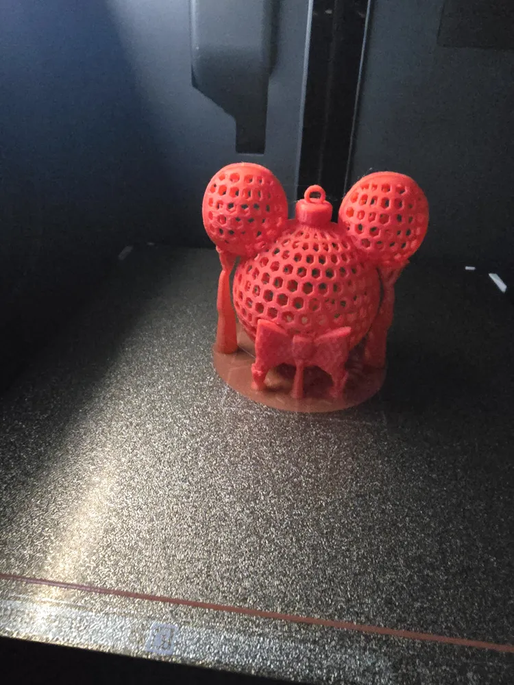 Hexagonal Mickey Mouse ornament - Free 3D Print Model - MakerWorld