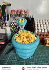 Gary Snake Popcorn Bucket, Pen Holder, Flower Pot - Free 3D Print Model ...