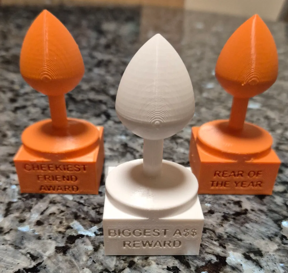Funny Trophies For Friends, Multiple Available by PrintTech101 - MakerWorld