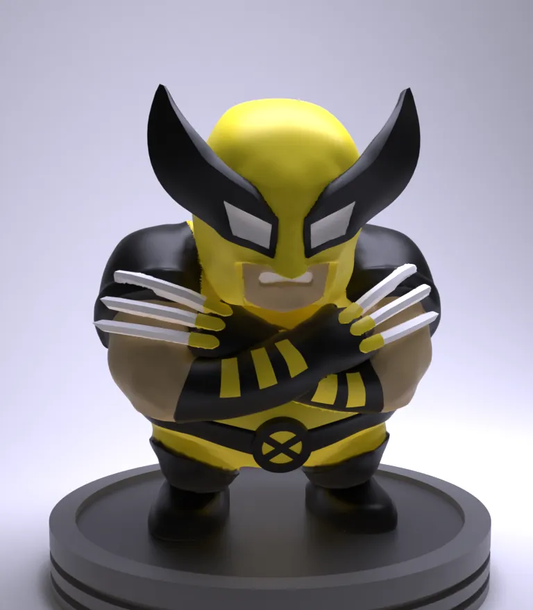 Chubby/Fat Wolverine by sawek - MakerWorld