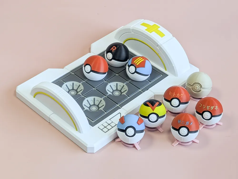 50% Scale Pokemon Healing Machine by phoenix3dmodels MakerWorld ...