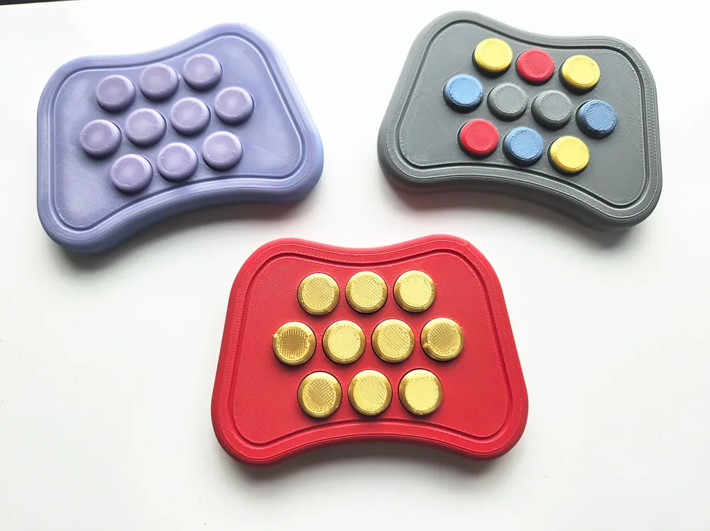Bubble Popping Pad Fidget - Print-in-Place - Free 3D Print Model ...