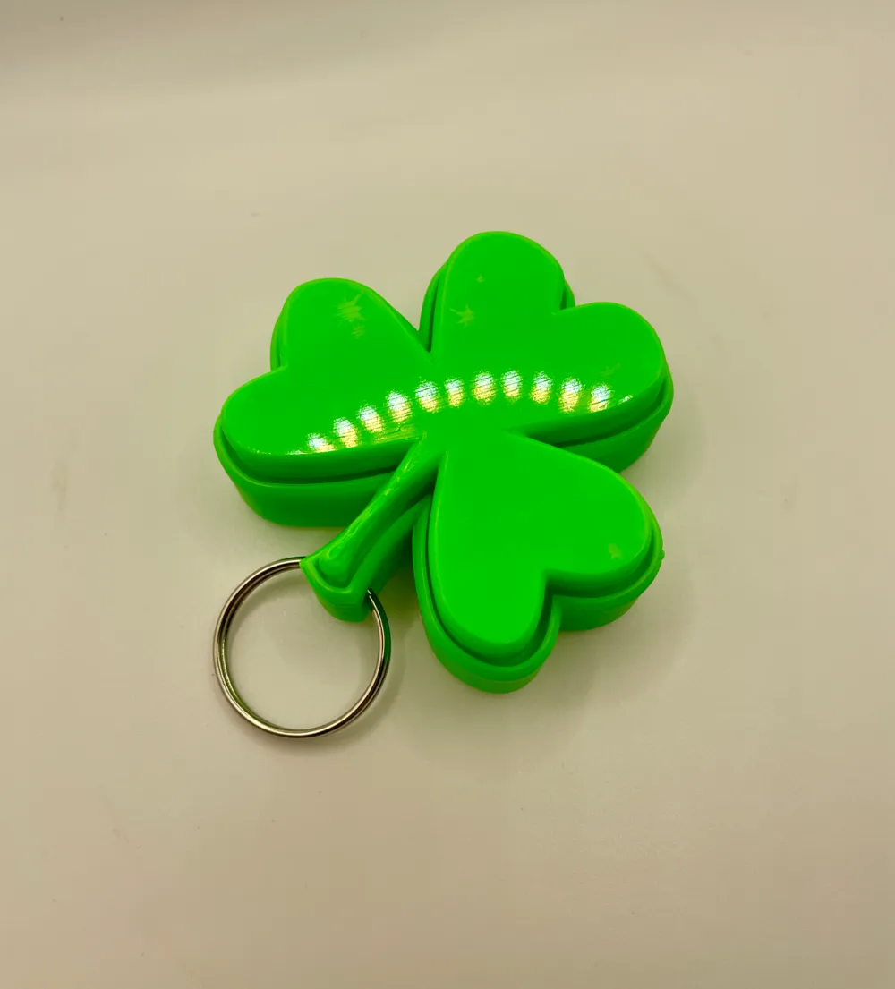Shamrock Keychain - Single Clicker Fidget Toy by The_Creative_3D ...