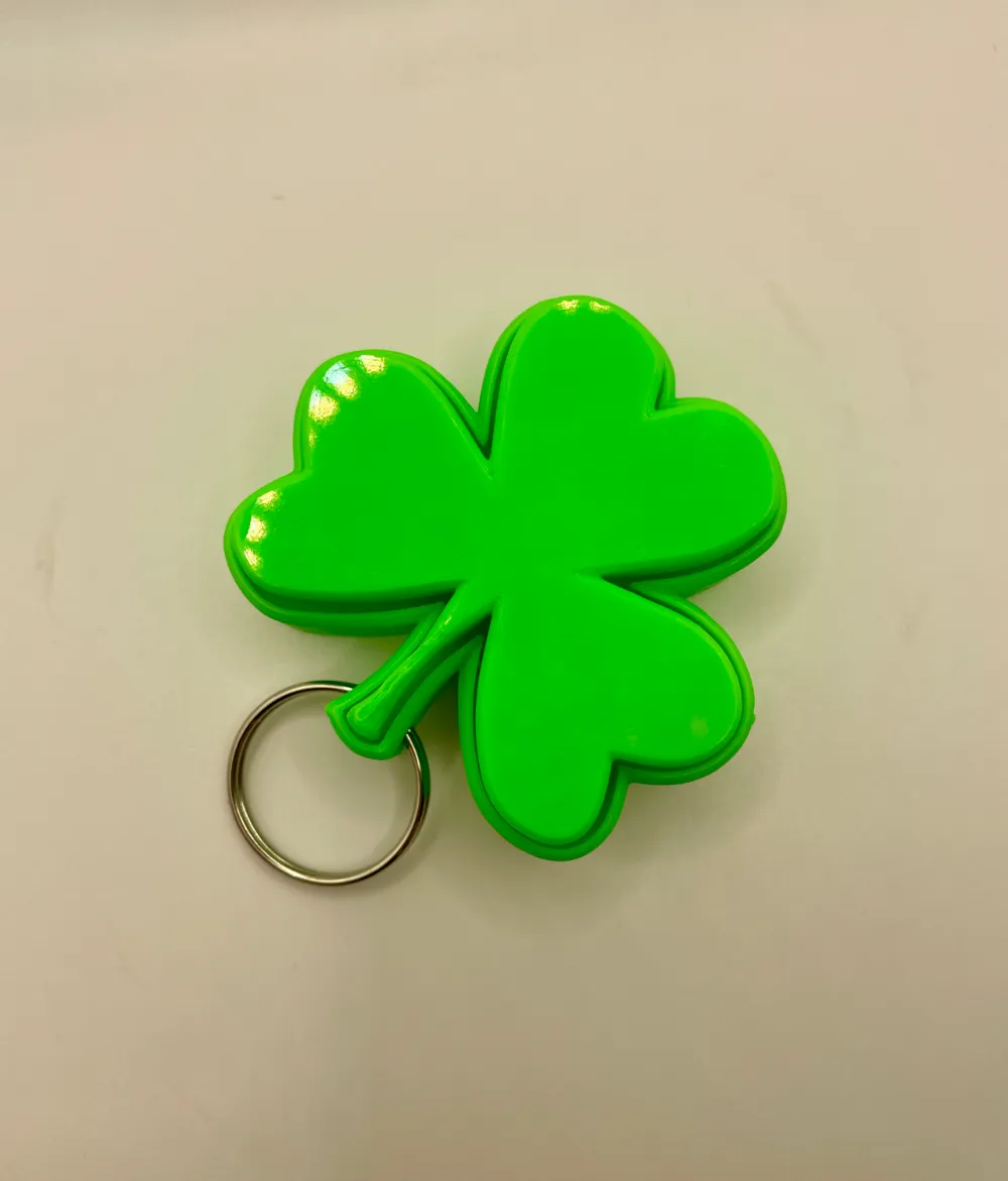 Shamrock Keychain - Single Clicker Fidget Toy by The_Creative_3D ...
