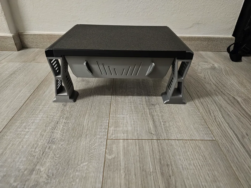 Multi-Monitor Lifter (+drawer + Rotating plate) by SimonMakerForge ...