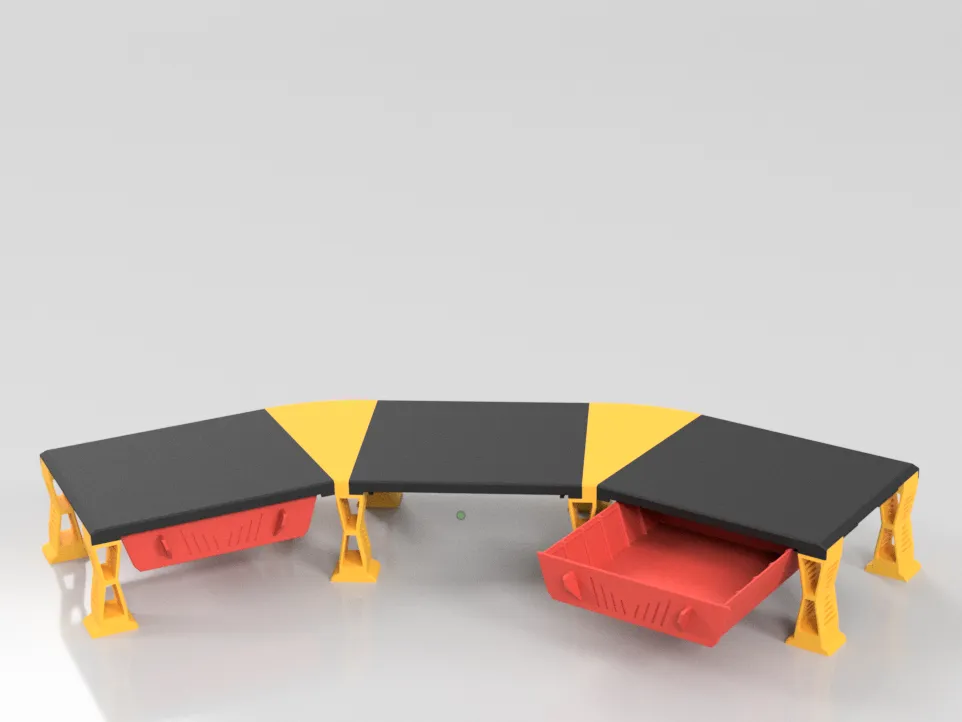 Multi-Monitor Lifter (+drawer + Rotating plate) - Free 3D Print Model ...