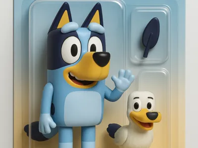 Bluey 3d print model download - MakerWorld