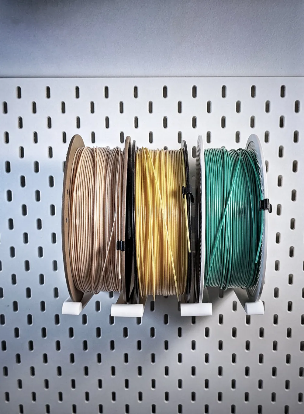 Modular Filament Spool Holder for Ikea Skadis - Free 3D Print Model ...