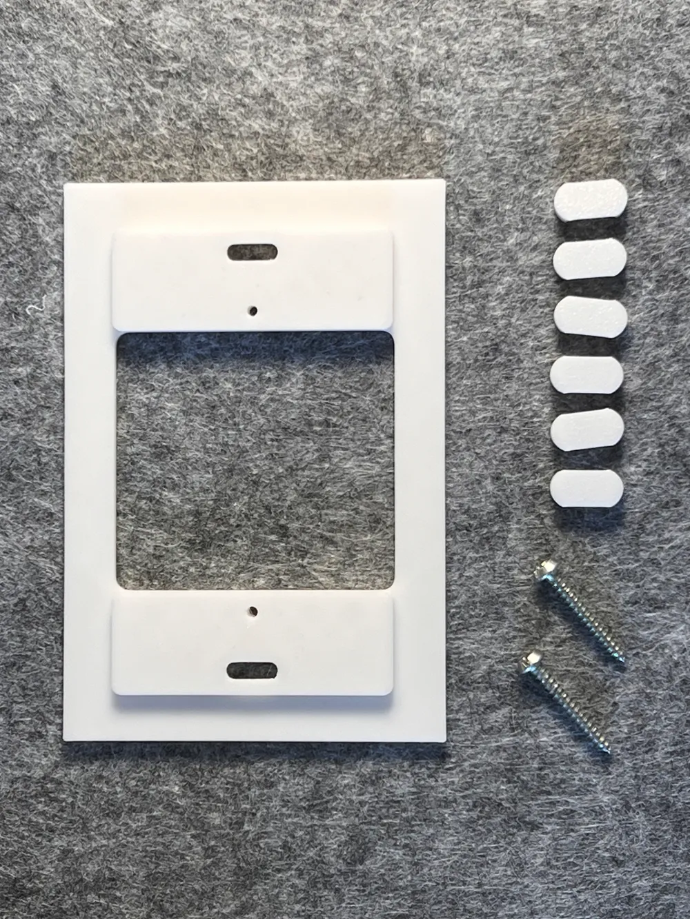 Frame Plate Adapter For Thermostats 60mm On Cassette 503 3 Places to 2 ...