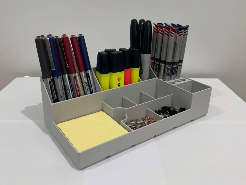 Gridfinity Desk Organiser - Free 3D Print Model - MakerWorld
