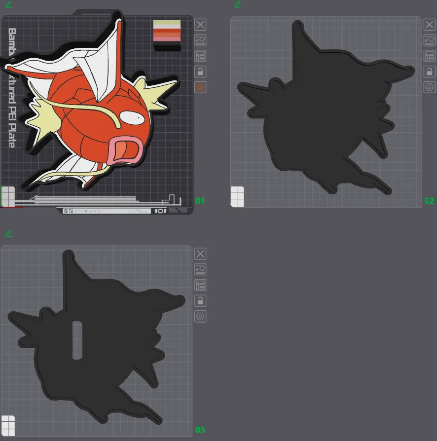 Pokemon - 0129 Magikarp LED Lamp by BeeTee 3D - MakerWorld