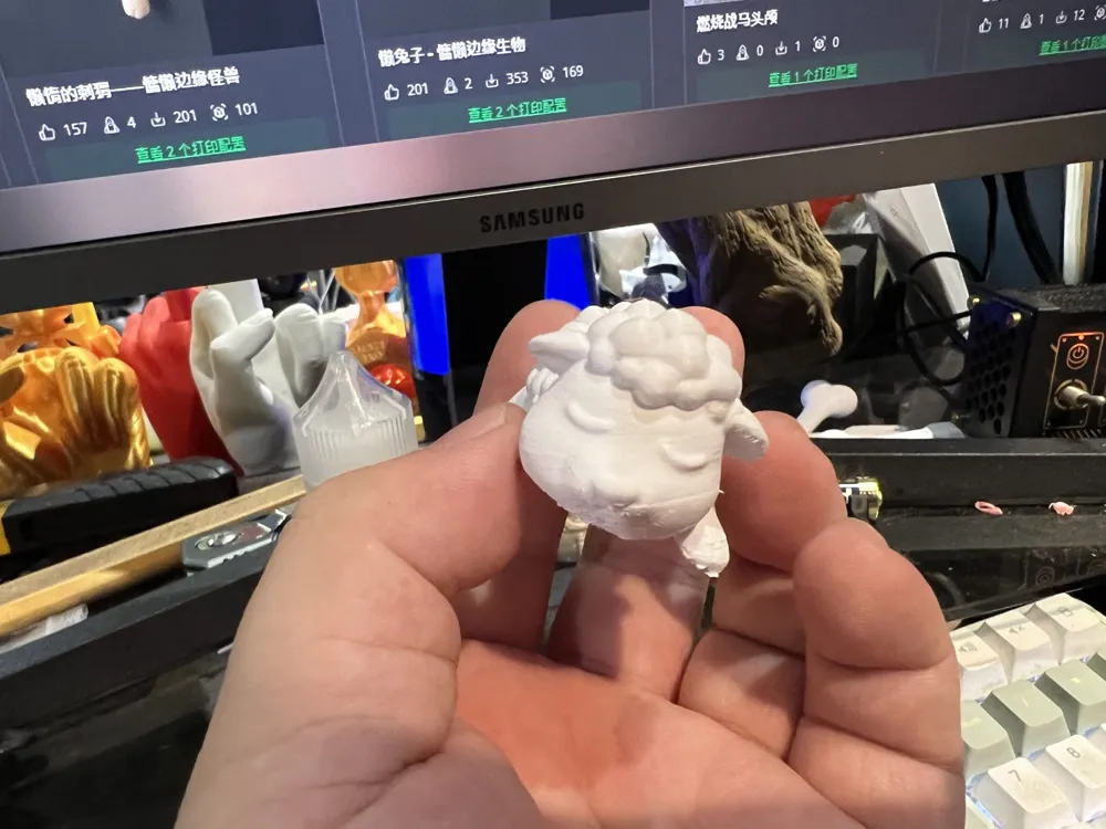 Lazy sheep - Lazy Edge Beasts by AT62 MakerWorld: Download Free 3D Models