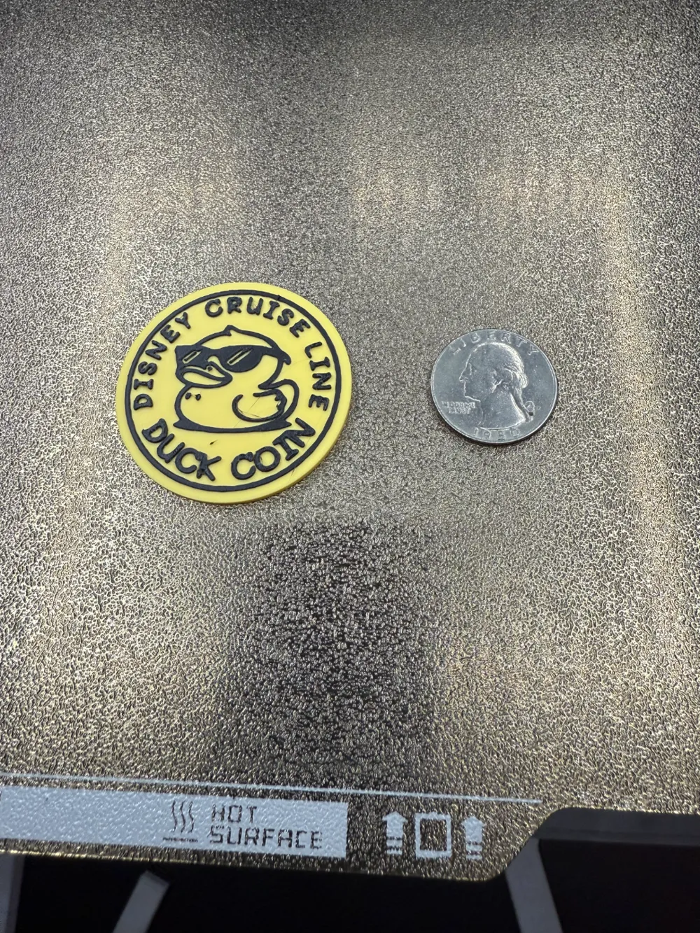 DISNEY CRUISE DUCK COIN FOR HIDING by 3Dprinting4fun - MakerWorld