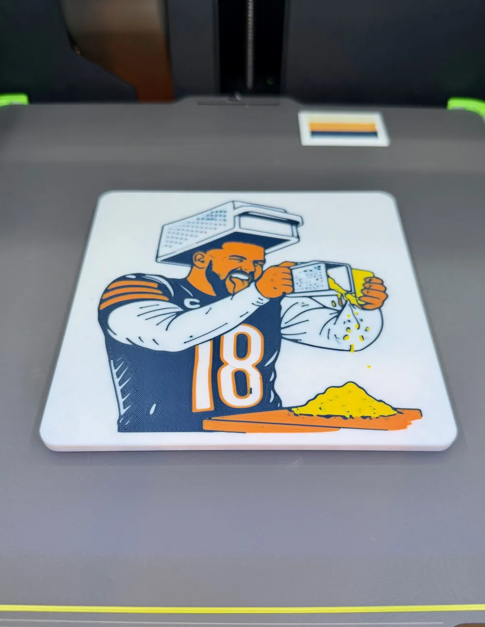 Calebgrate! sign / magnet - Free 3D Print Model - MakerWorld