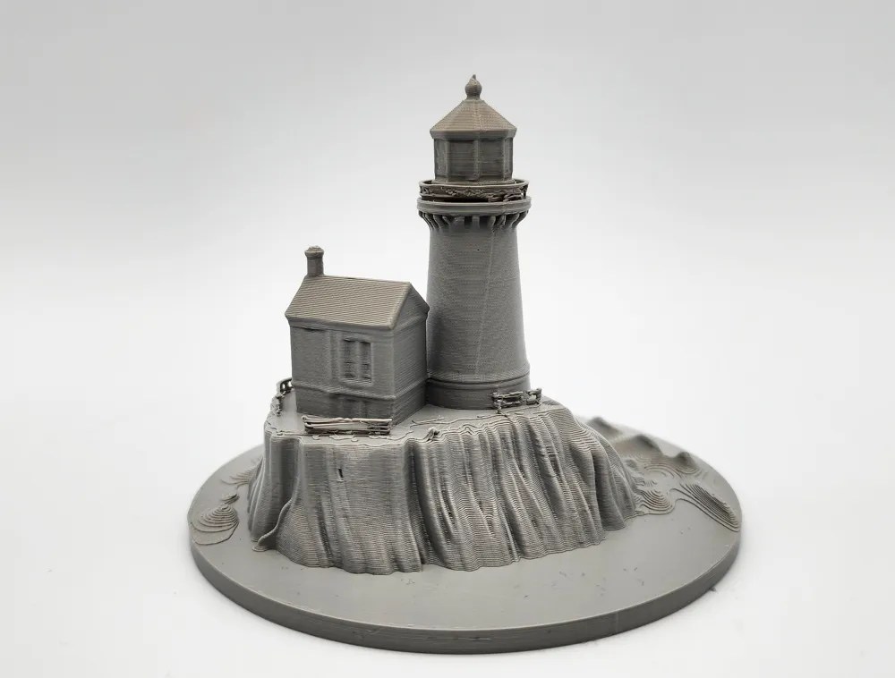 Lighthouse on the Rocks Miniature by Triple G Workshop MakerWorld: Download Free 3D Models