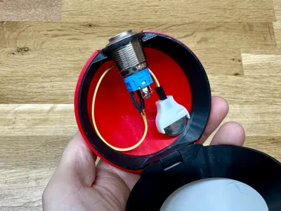 Pokeball LED Button by Torikami MakerWorld: Download Free 3D Models