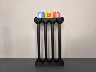 Pillar Stack System - Duplo Bricks Compatible by BamBam Design - MakerWorld