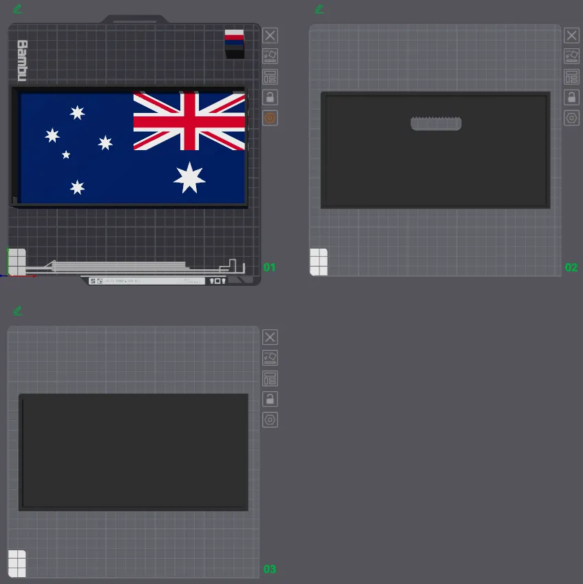World Flags - Australia LED Lamp by BeeTee 3D - MakerWorld