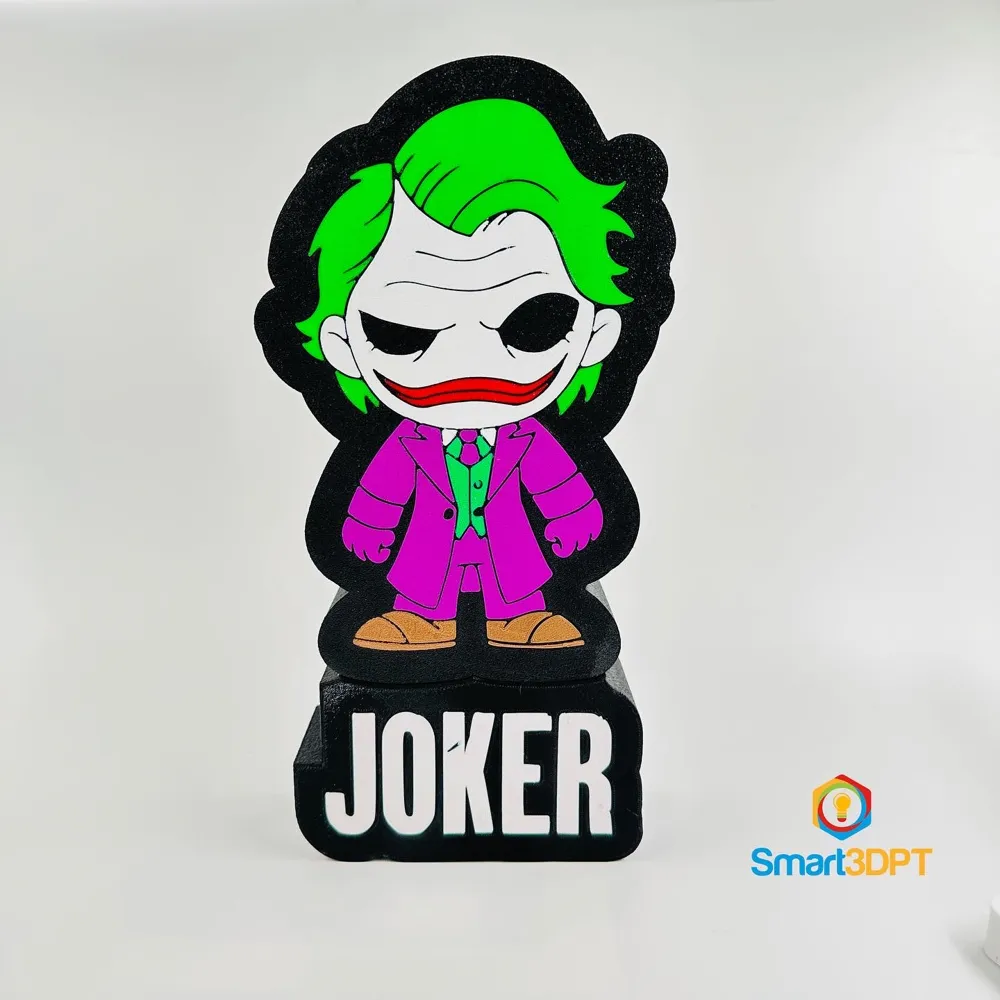 Joker led lamp by Smart3d by Gabriel Gomes - MakerWorld