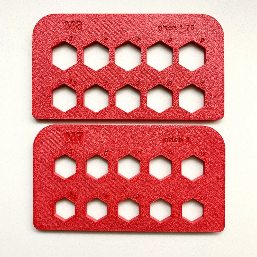 Definitive Tolerance Gauge - Hole and Hex Nuts by Legnamee 3DMakerWorld ...