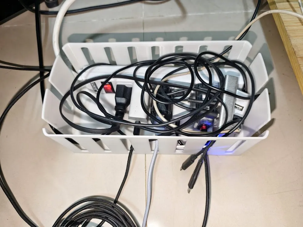 Extension Cord Organizer/Wire Organizer/Organizer Box - Free 3D Print ...