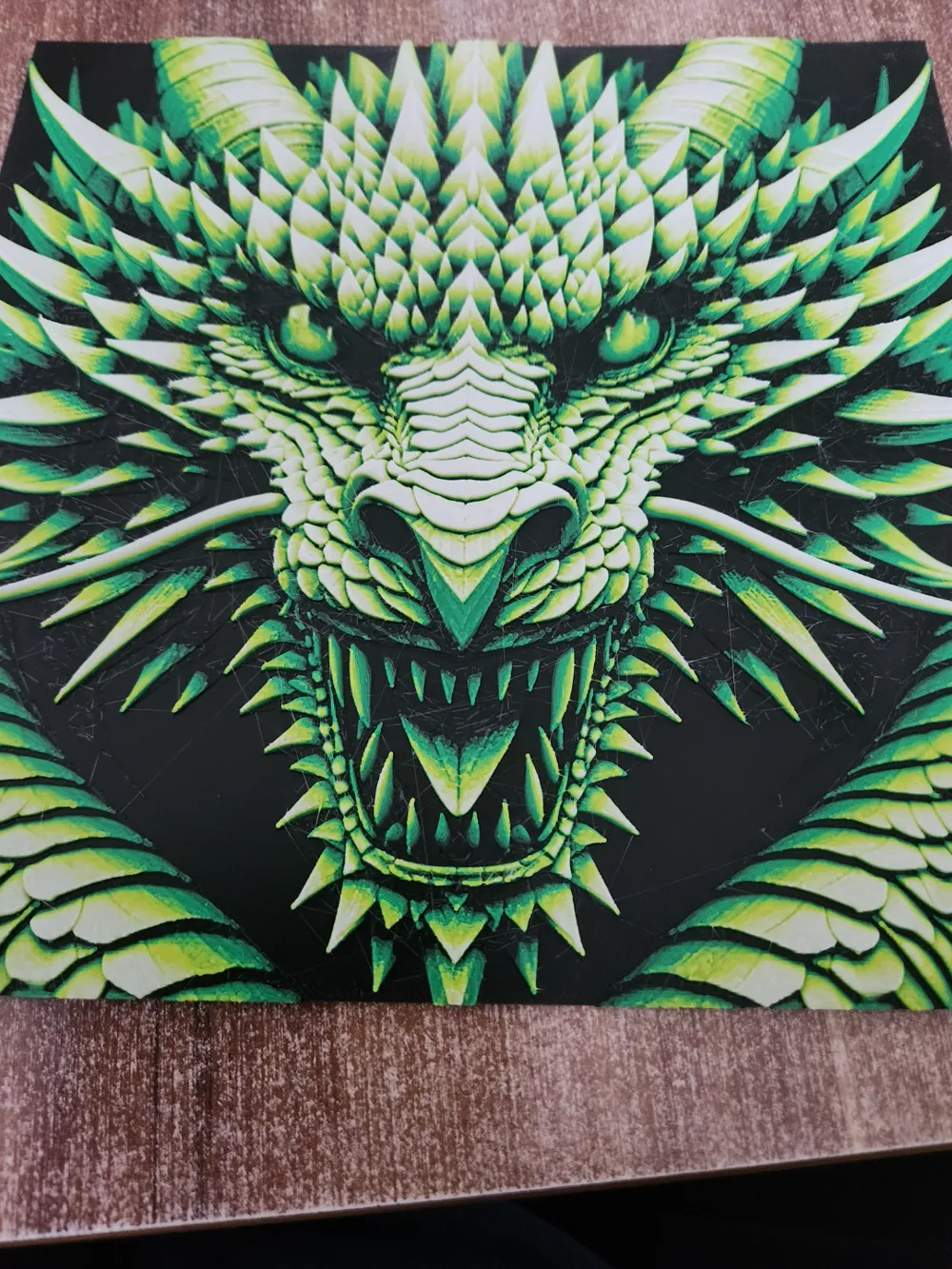 Dragon Head Hueforge 150x150mm Drachenkopf by Calipitter - MakerWorld