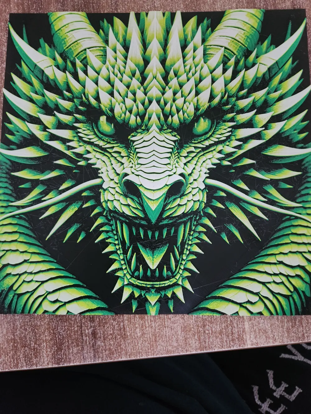 Dragon Head Hueforge 150x150mm Drachenkopf by Calipitter - MakerWorld