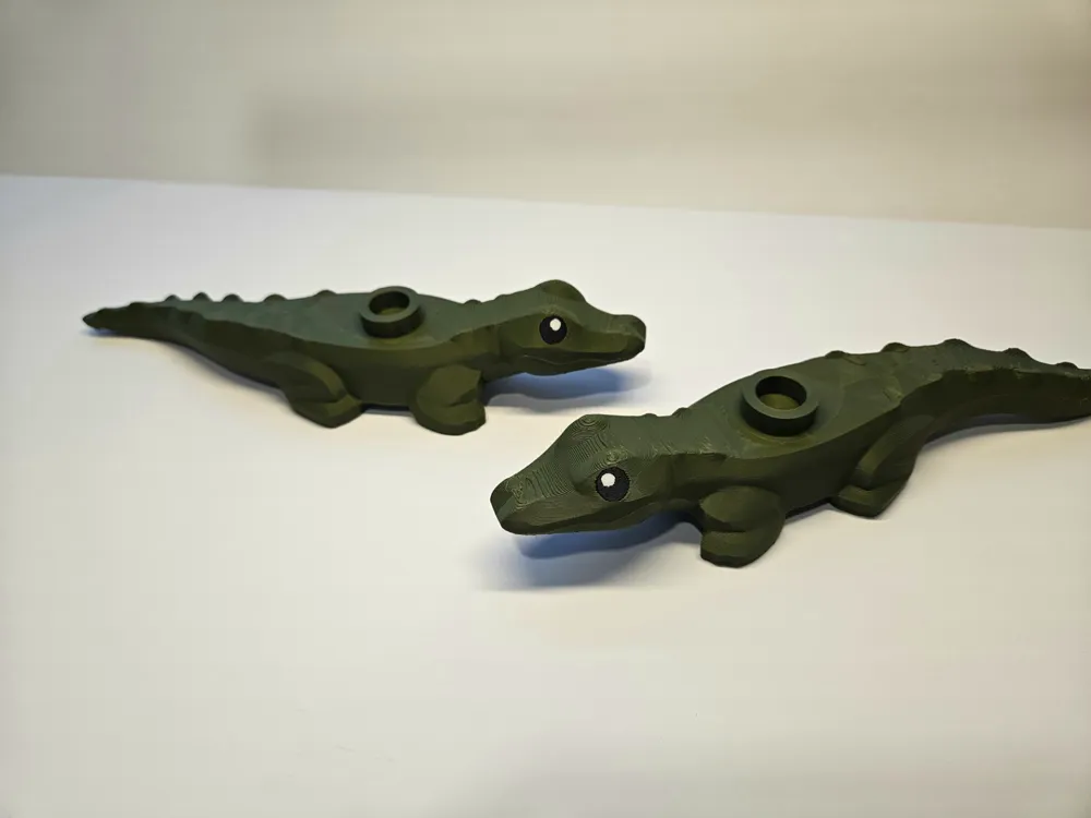 5:1 scale Brick Baby Alligator - Free 3D Print Model - MakerWorld