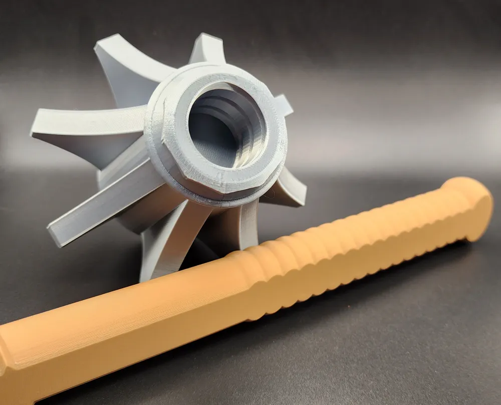 Armor Breaker Mace - 2 Piece - No Supports by TripleGWorkshop - MakerWorld