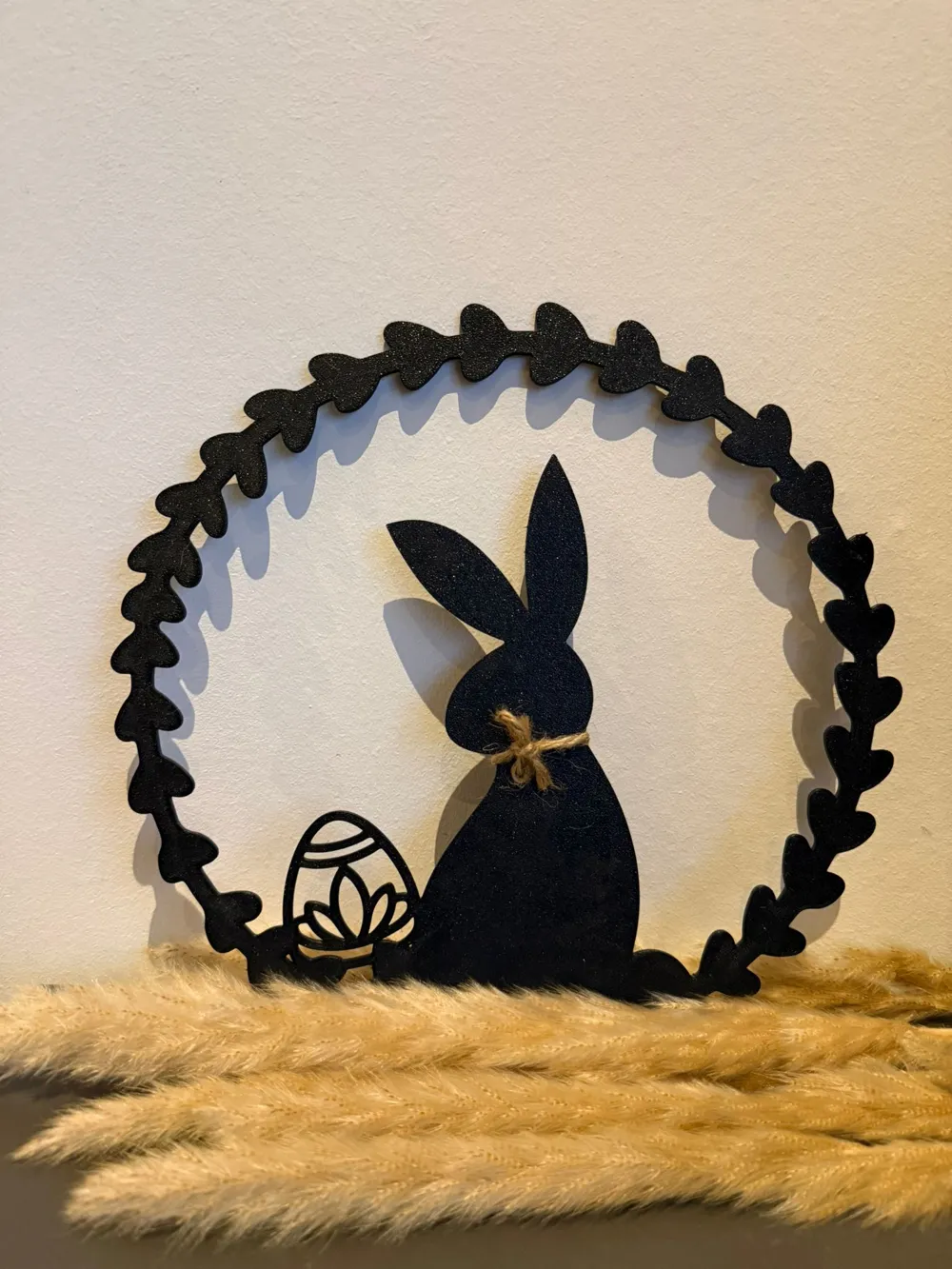 Door Wreath Easter Spring Bunny Easter Egg - Free 3D Print Model ...