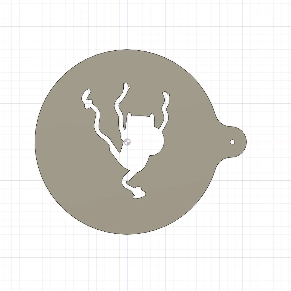 Perfect Adventure Time Finn Latte Art Stencil by Perfect Prints ...