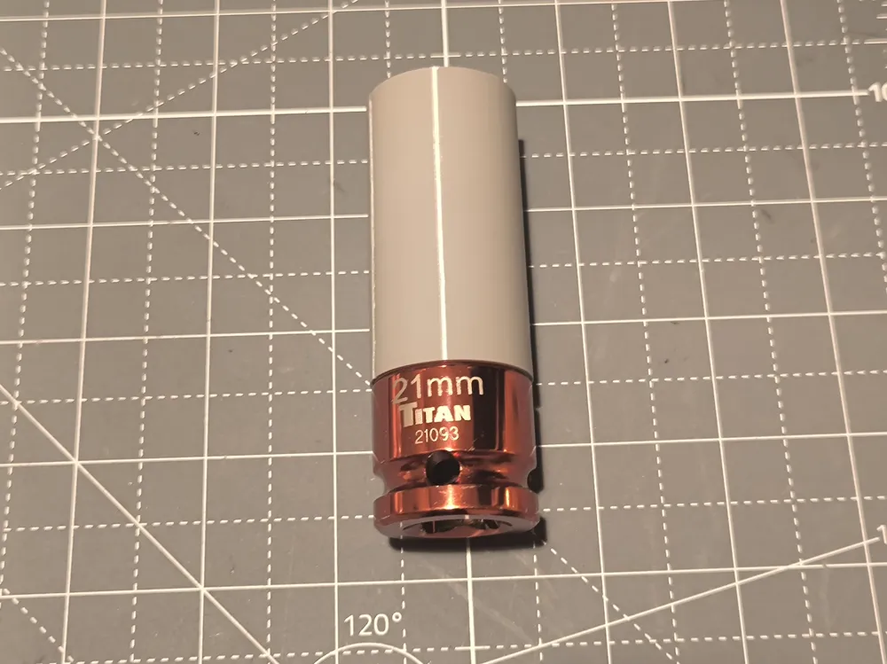 21mm Thin wall deep socket sleeve - Free 3D Print Model - MakerWorld