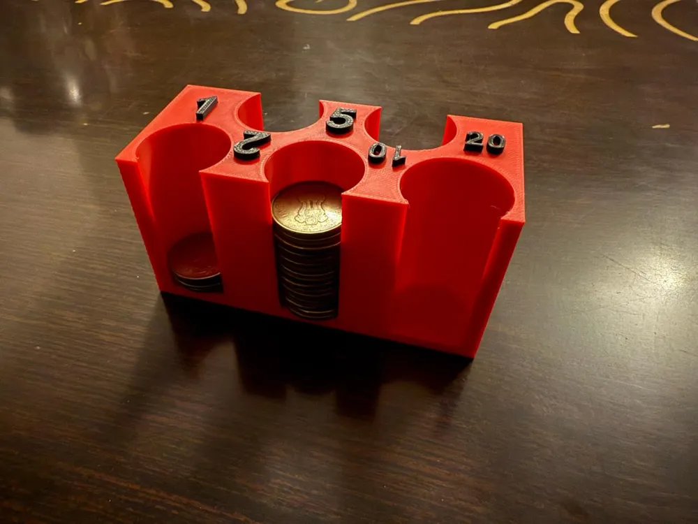 Coin Storage Container (Indian coins/INR) - Free 3D Print Model ...