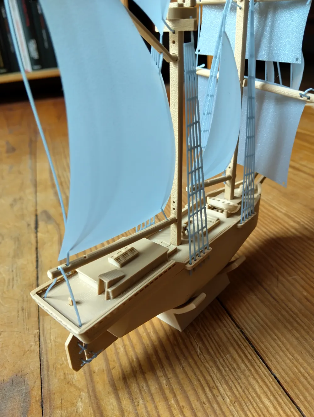Sailboat Brigantine - Free 3D Print Model - MakerWorld