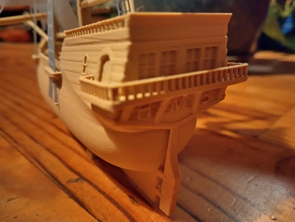 Sailboat Brigantine - Free 3D Print Model - MakerWorld