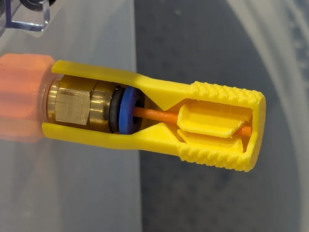 Quick PFTE Filament Tube Connector Plug/Cap w/Grip by TooManyThings ...