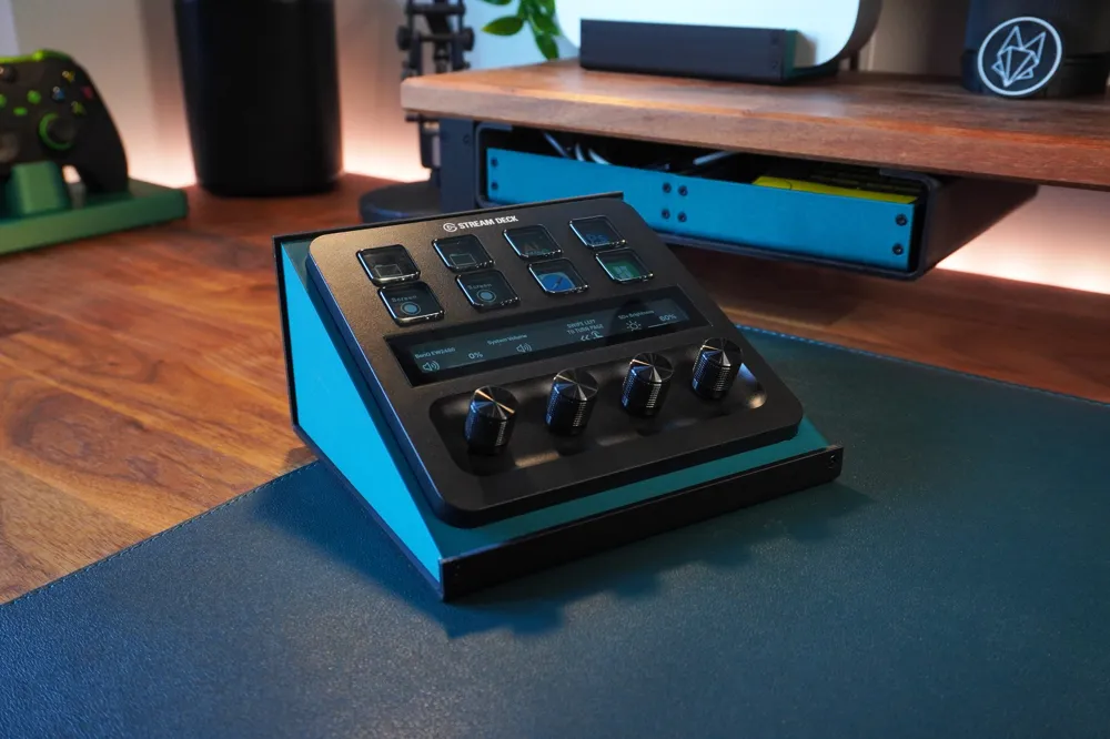 Stream Deck Plus + Stand By Foxwood - Free 3D Print Model - MakerWorld