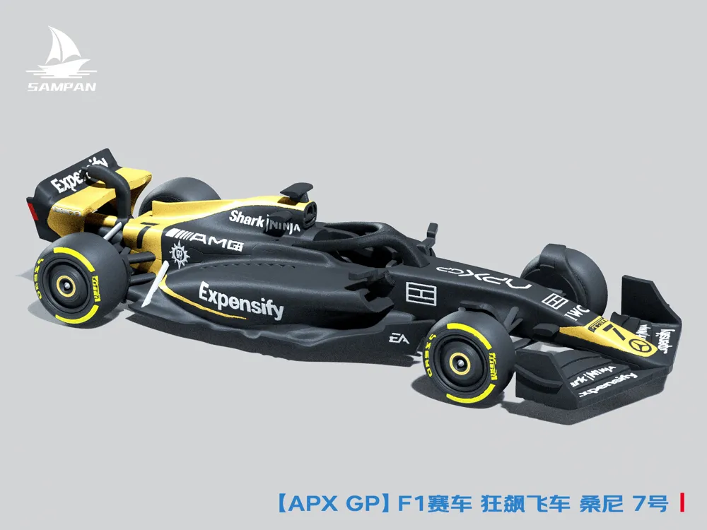 [APX GP] Movie 'F1: Apex' Brad Pitt's Vehicle APXGP Racing Car Sonny 7 ...