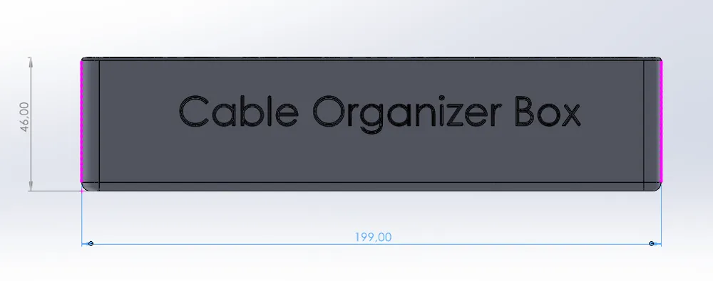 Cable Organizer Box - Free 3D Print Model - MakerWorld