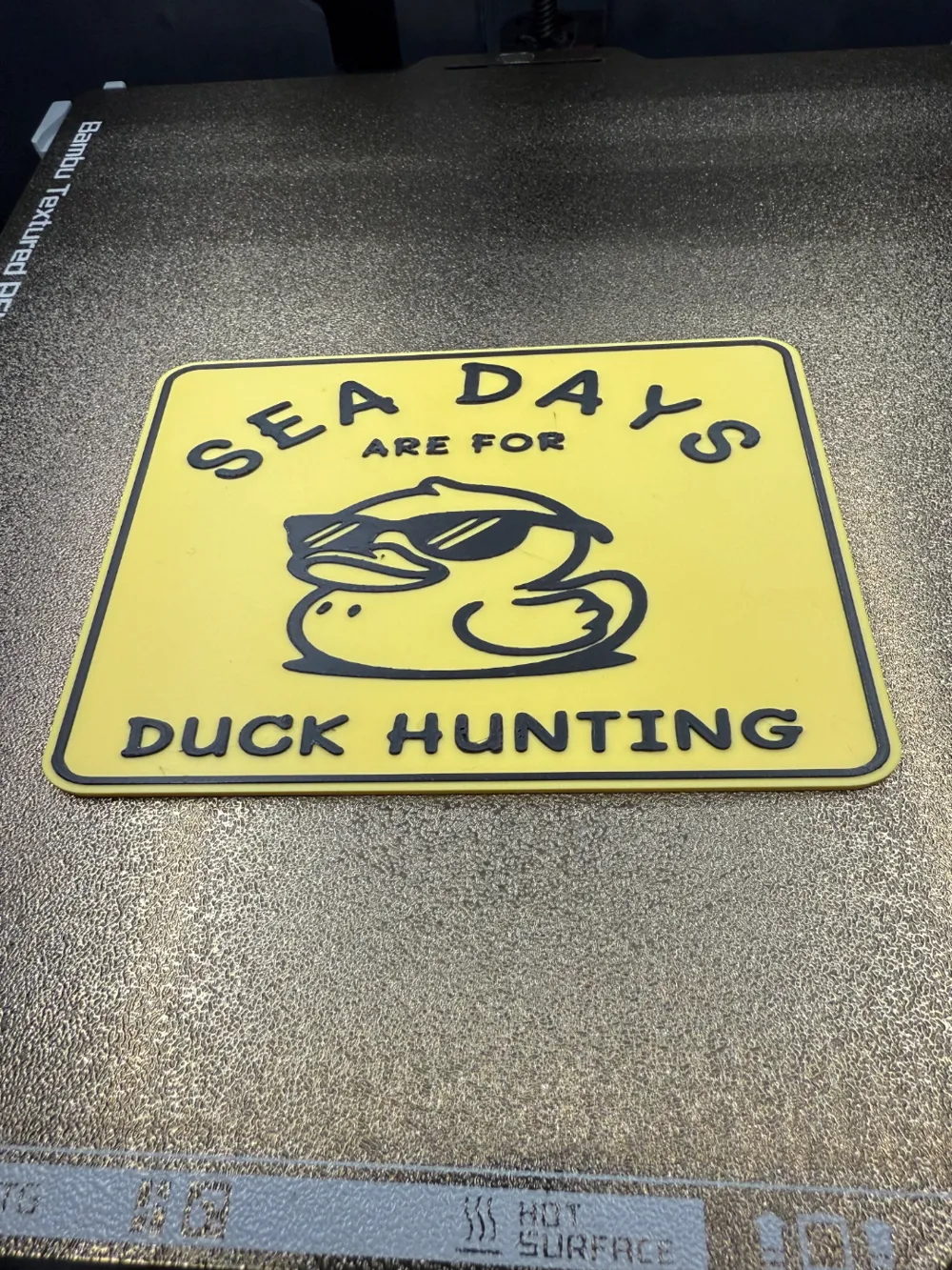 SEA DAYS ARE FOR DUCK HUNTING SIGN by 3DPrinting4fun MakerWorld ...