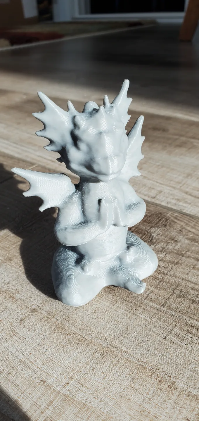 Dragon Focus Pose by Golden 3D - MakerWorld