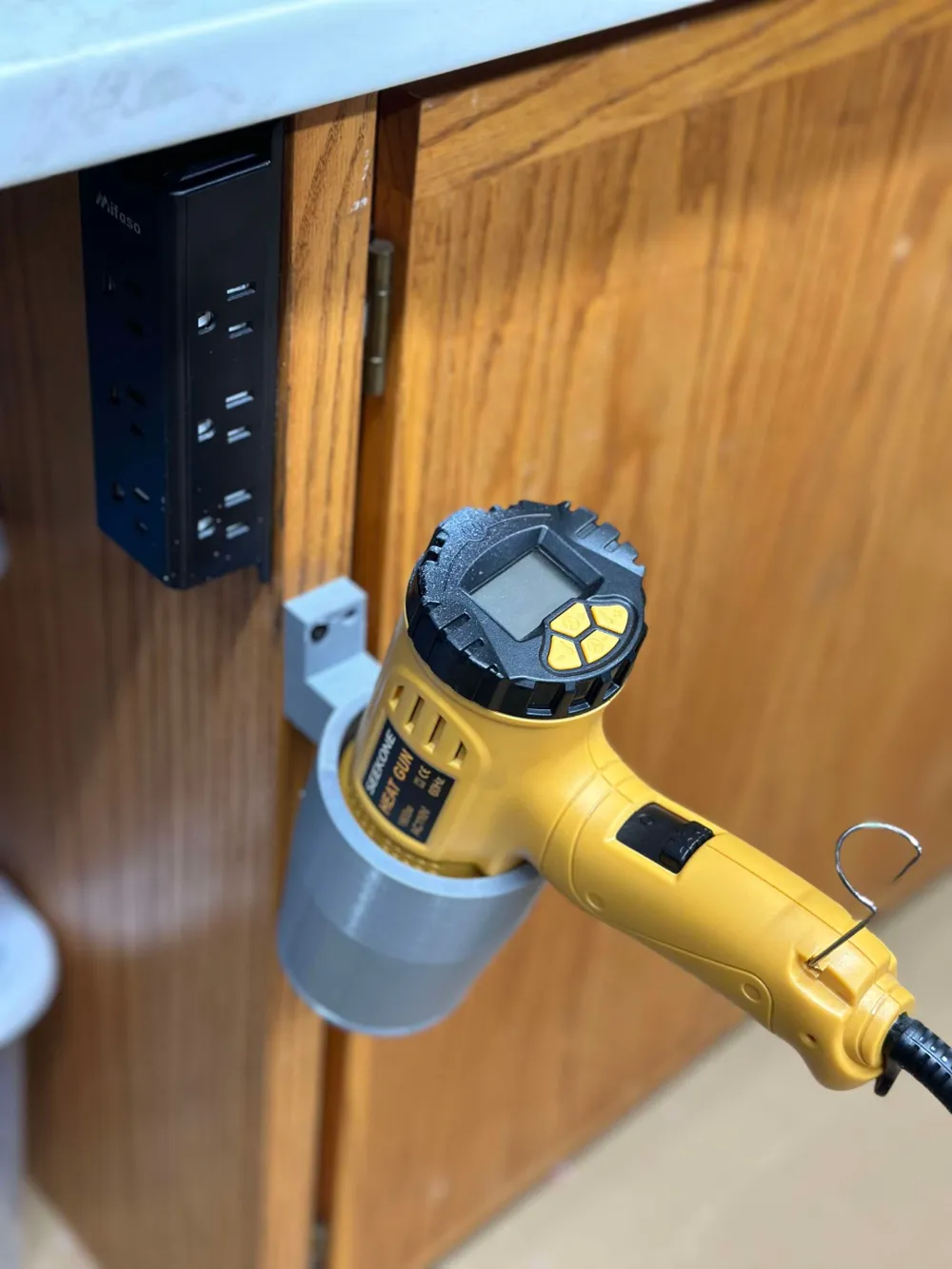 Heat Gun Mount - Free 3D Print Model - MakerWorld