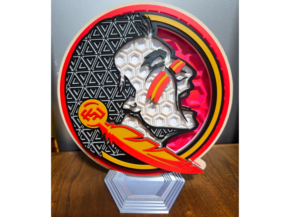 Florida State Seminoles Dimensional Mosaic by Richie Rich Richie Rich ...