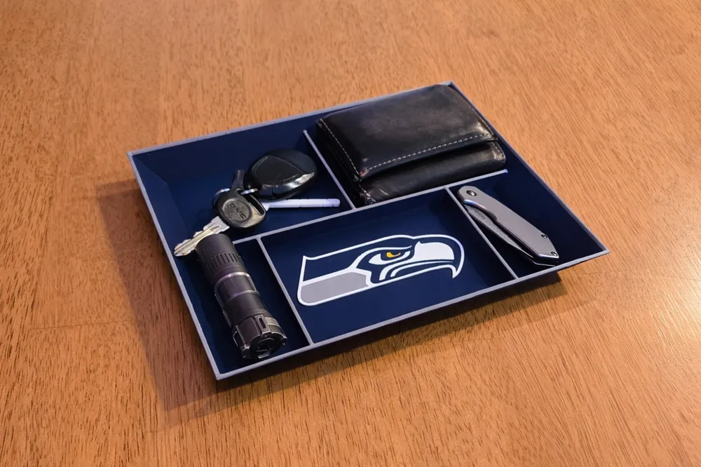 Seattle Seahawks - EDC Pocket Dump Tray - Free 3D Print Model - MakerWorld