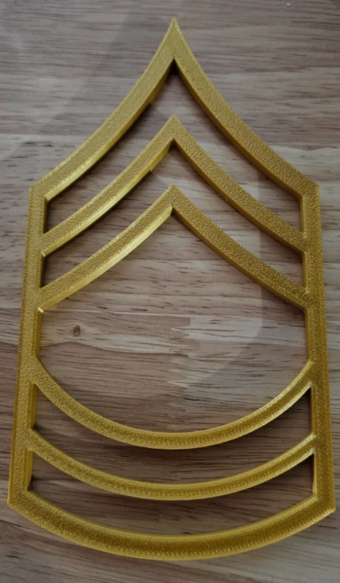 Army E8 MSG Rank by CybRabbit - MakerWorld